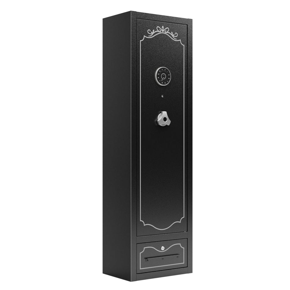 GRANITE XL Rifle Safe, Holds Up To 6 Long Guns, Large Capacity and ...